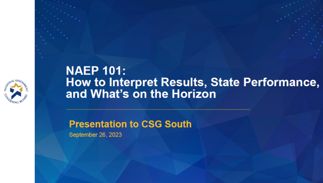 Using NAEP