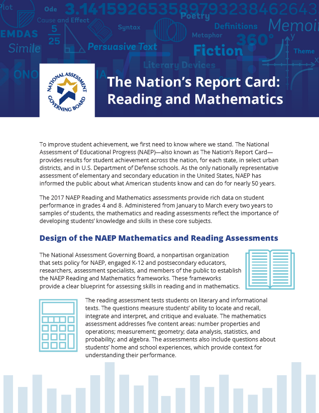 2017 Reading and Mathematics